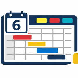 P6 gantt chart by elwaha.net